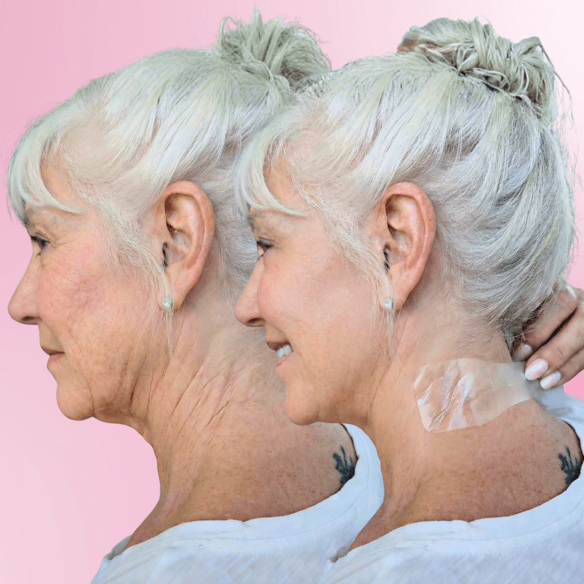 Neck Lifting Tape – Instant Smoothing for Fine Lines – Tonee